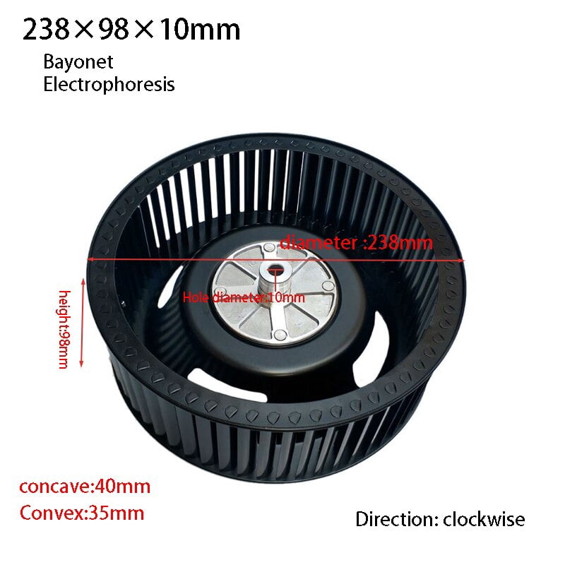 High pressure centrifugal wind wheel plastic wind wheel for Multi ...