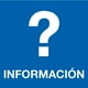 Señalamiento: "Centro informativo/módulo de información" azul y blanco ...