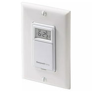 Honeywell Home RPLS740B1008 Econoswitch 7-Day Programmable Light Switch ...