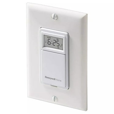 Honeywell Home RPLS740B1008 Econoswitch 7-Day Programmable Light Switch ...