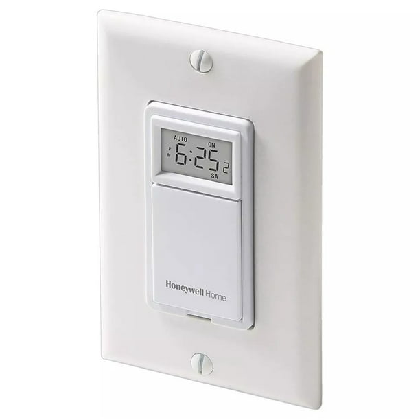 Honeywell Home RPLS730B1000 7-Day Programmable Light Switch Timer ...