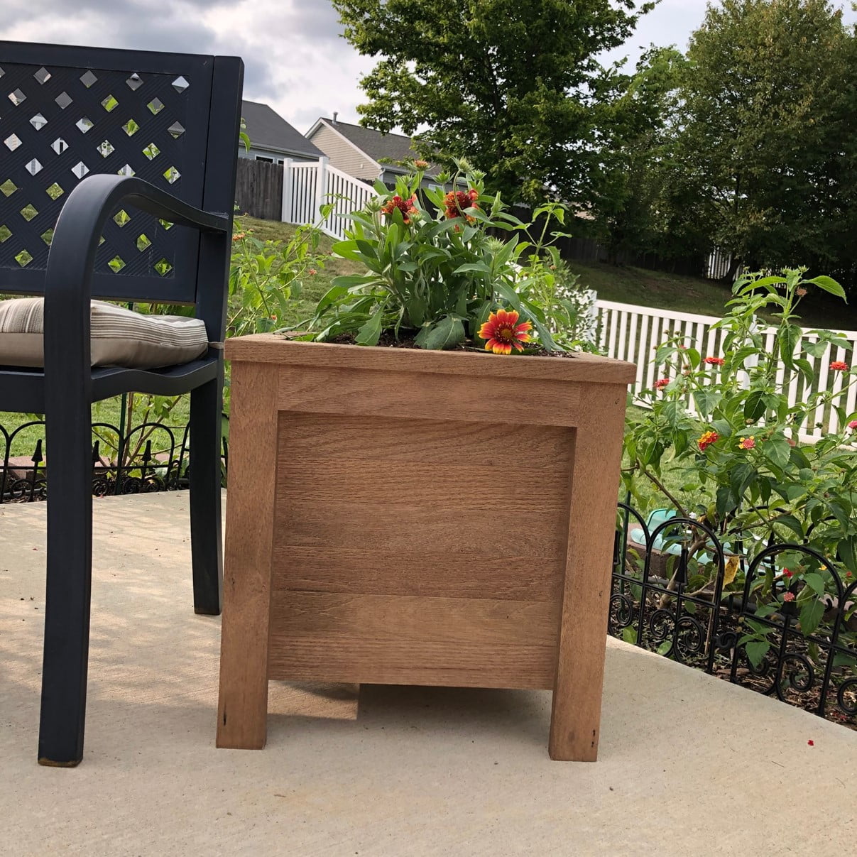 Wooden Flower Planter / Box - Walmart.com