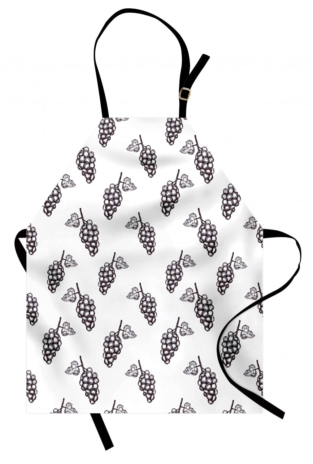 Vineyard Apron Hand Drawn Sketchy Fruits Summer Ripe Simplistic Farmers ...