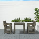 Renaissance Outdoor Hand-scraped Hardwood Rectangular Table - Walmart.com
