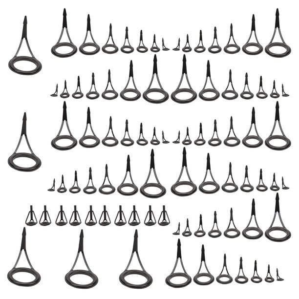 Single Foot Eyes Repair Kit, Line Guides Tip Top Set Single Foot Guide ...