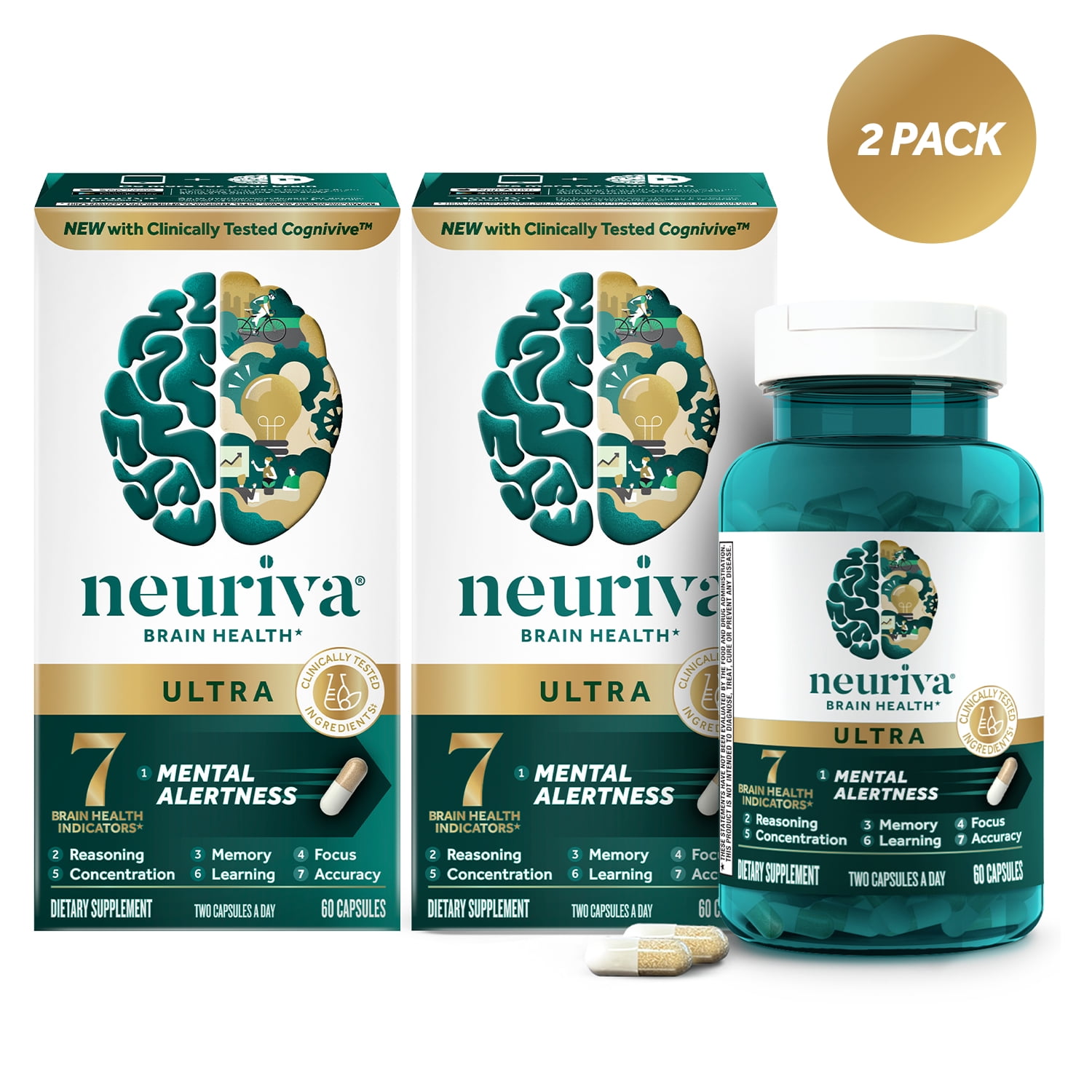 NEURIVA Ultra Decaffeinated Clinically Tested Nootropic Brain ...