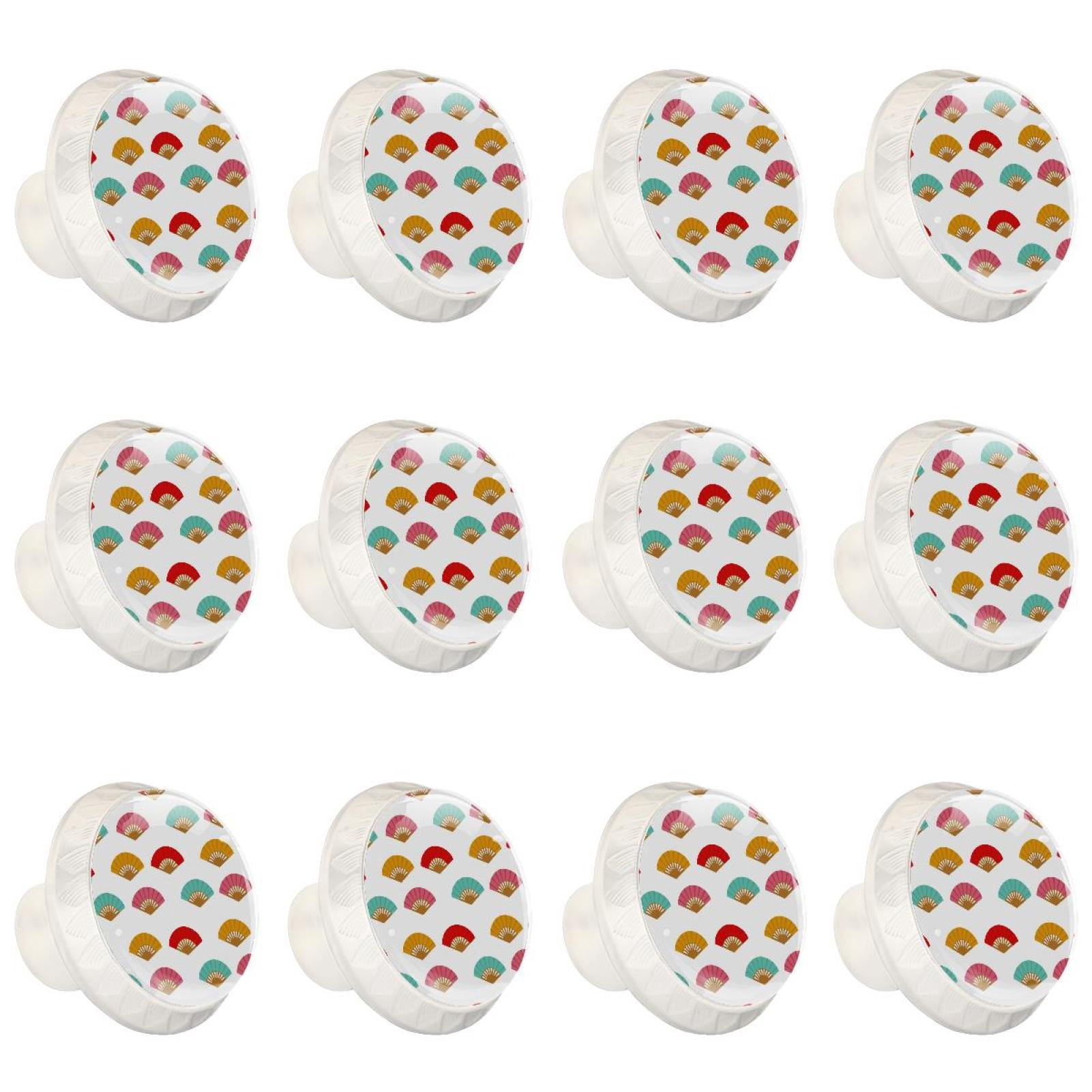 12 Pcs Spanish Fan Knobs for Kitchen Cabinet Cupboard Dresser Bookcase ...