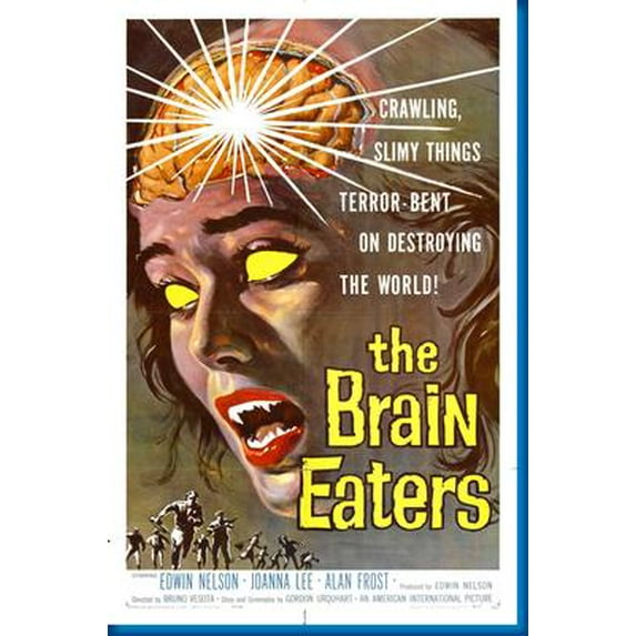 Braineaters Movie Poster Art Poster 24x36 Unframed, Age: Adults ...