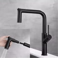 Faucets, Faucet Pull Out Kitchen Faucets Swivel Kitchen Mixer Single ...