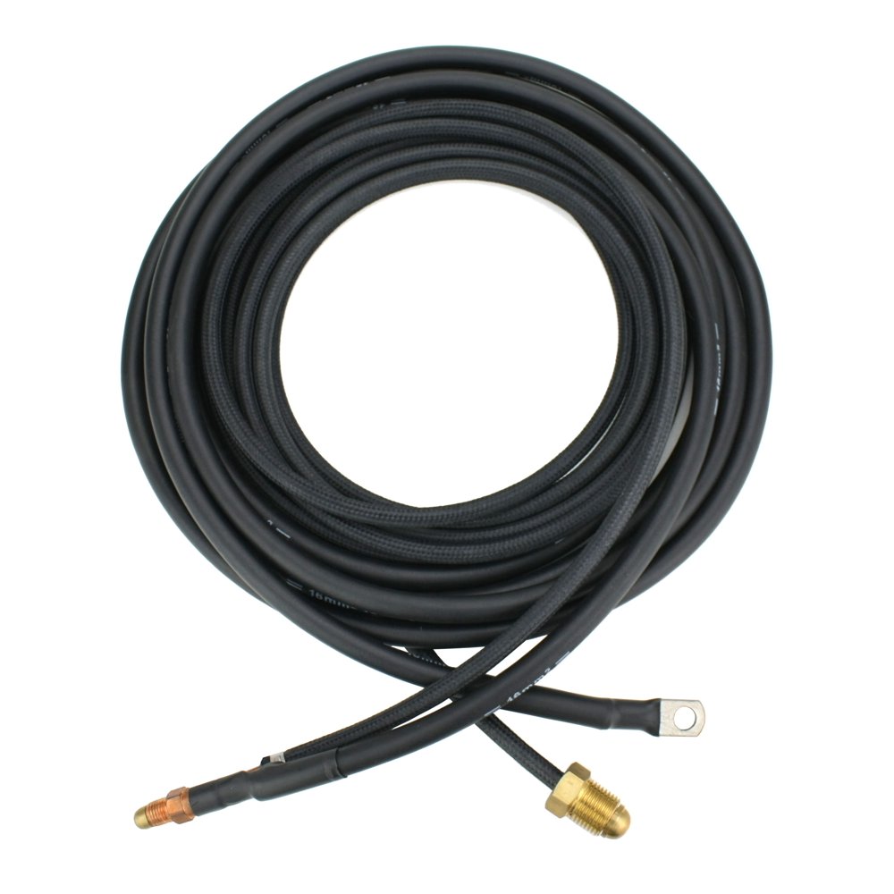 TIG Torch Power Cable - Model: 57Y01-2 - 12.5 feet - 2pc for 9 and 17 ...