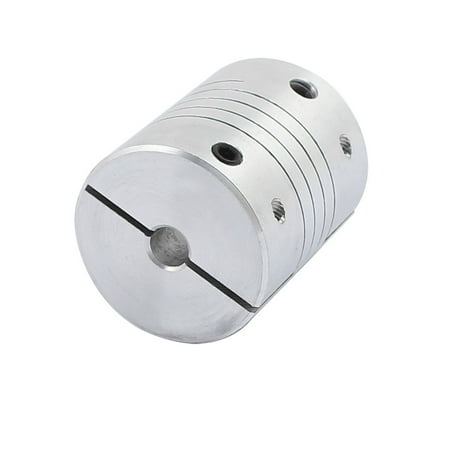 5mmx12mm Aluminum Alloy Spline Shaft Flexible Helical Coupling D25L30 ...