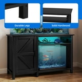 Dextrus 55-75 Gallon Fish Tank Stand with Electrical Sockets & RGB ...