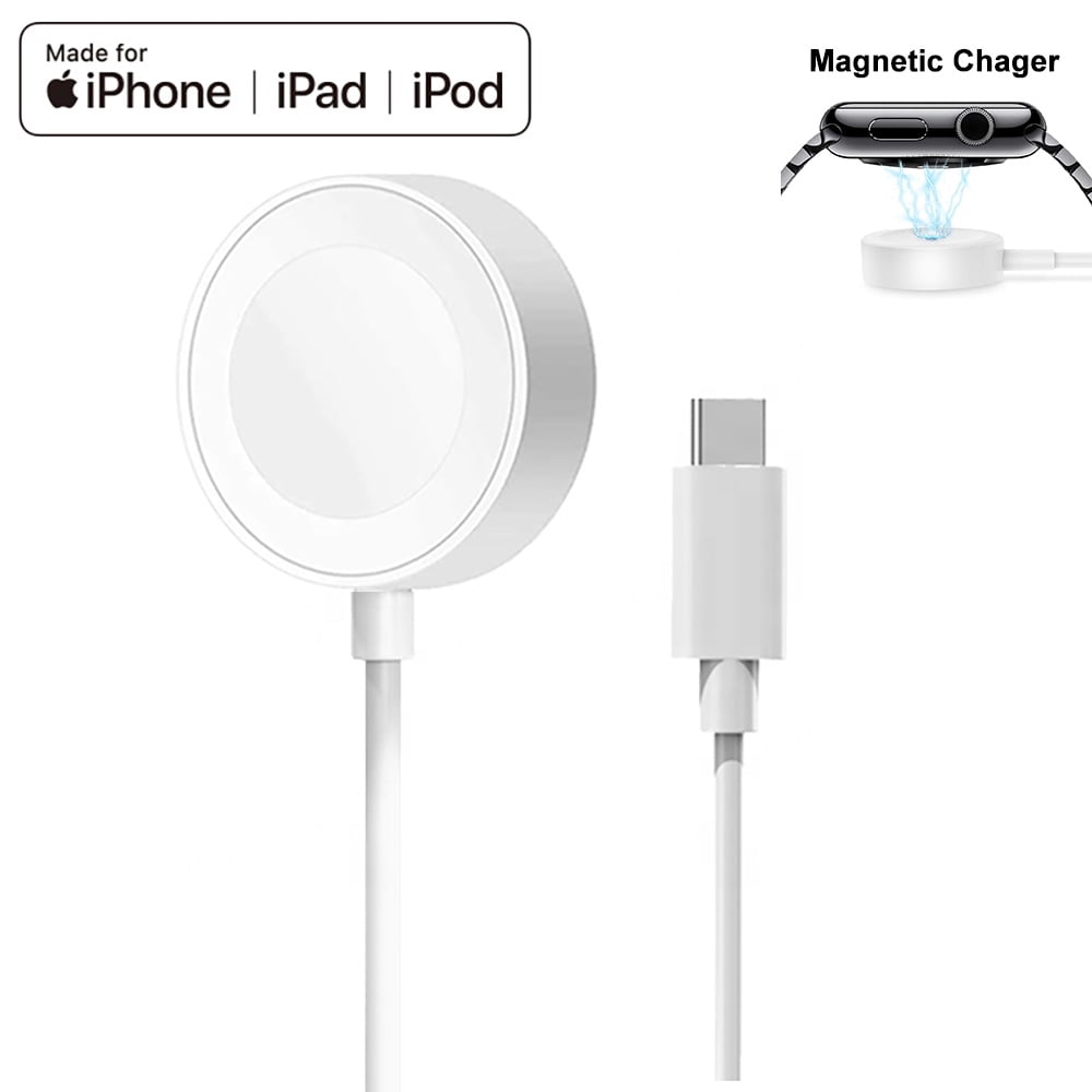 USB C Watch Charger, Magnetic Portable Wireless Charger to USB-C Cable ...