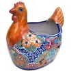 Small-Sized Ayumba Mexican Colors Talavera Ceramic Garden Pot - Walmart.com
