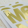 BAZIC 2" Gold Metallic Color Alphabet Numbers Stickers (72/Pack) [3827 ...