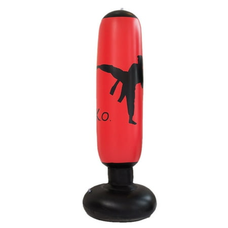 wuaynoat Punching Bag 1.6 Meters Freestanding Boxing Tumbler Bounce ...