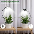 2 in 1 Grow Lights for Indoor Plants, 3 Colors Plant Lights with 360 ...
