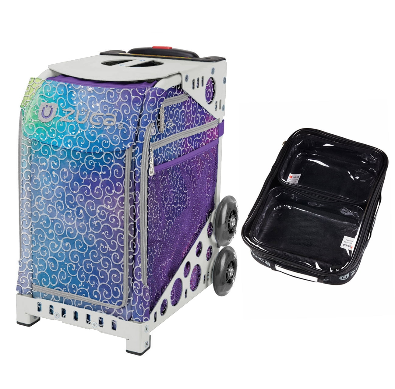 Zuca 18" Sport Bag - Sparkle 'n Swirlz with 1 Large and 2 Mini Utility ...