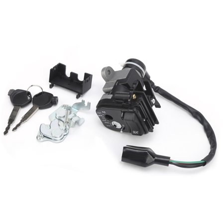 Motorcycle Ignition Switch,Ignition Switch Assembly 4‑Wire Ignition ...