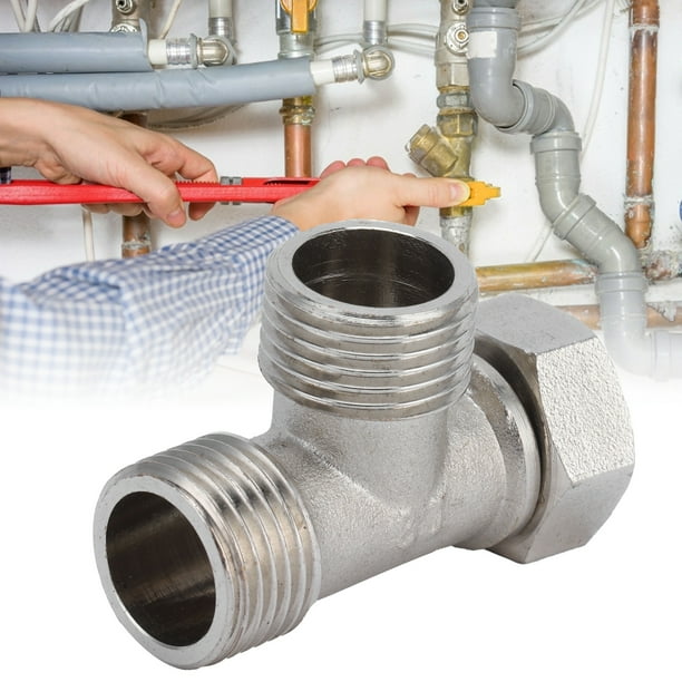 Conector en T G1/2 macho hembra acero inoxidable ANGGREK | Bodega ...