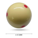 Cue Ball,Cue Ball 57.2mm Ball Cue 1 Pcs White Rookin Buzhi Red ...