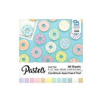 DCWV Cardstock Stack - Pastels - 12 x 12 inches - 58 sheets - Walmart.com