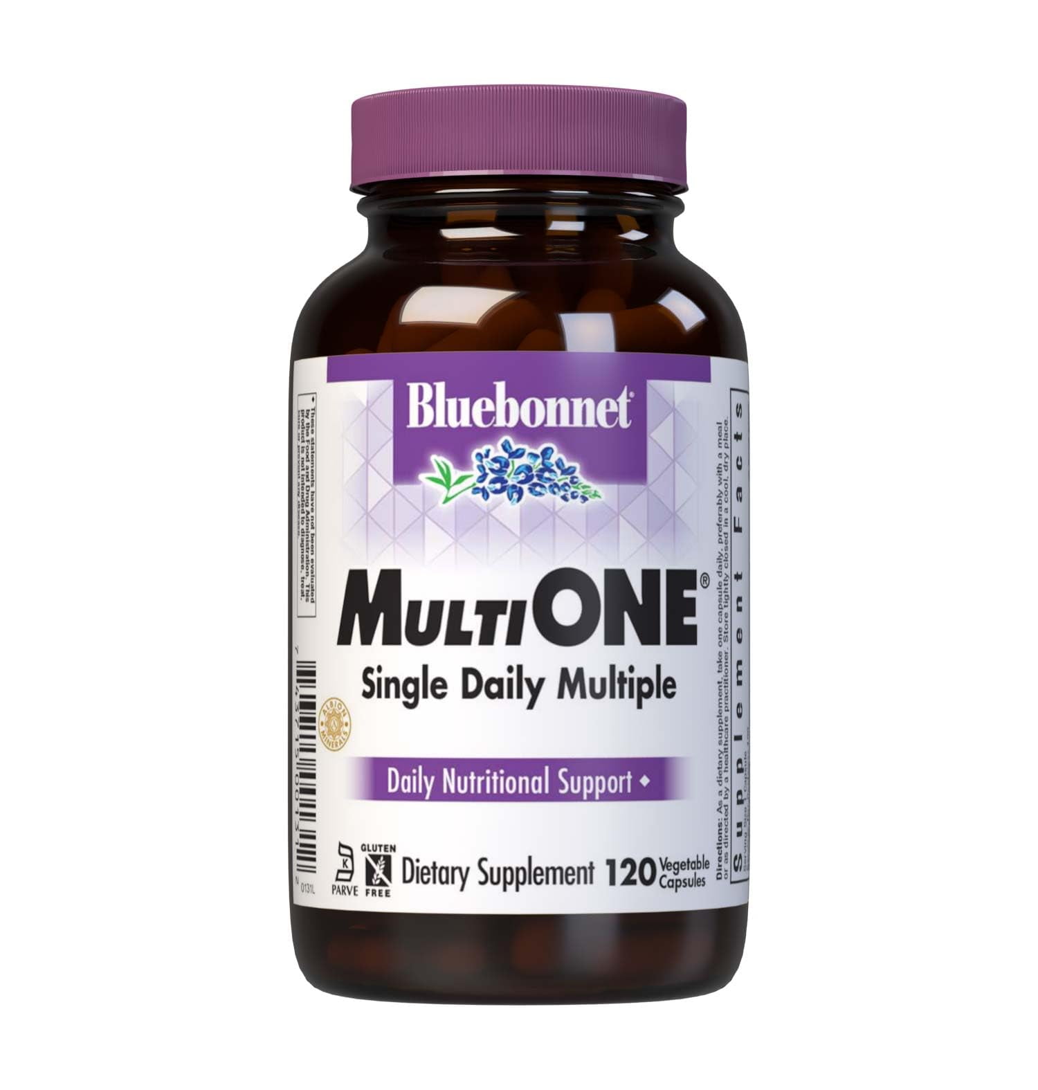 Suplemento Bluebonnet Nutrition Multi One con hierro 120 cápsulas ...