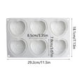 Day Multi-Hearted Cake Silicone Molds, Heart Shaped Baking Molds for ...