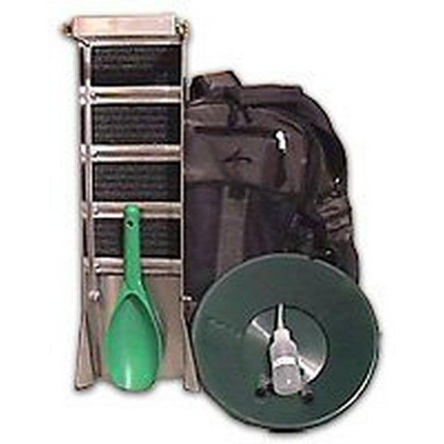 Backpack Gold Prospecting Kit - 9 Pieces - Gold Mining Equipment ...