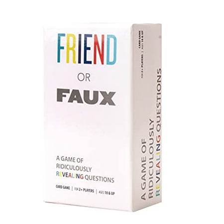 Games Adults Play Friend or Faux: A Game of Ridiculously Revealing ...