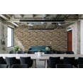 Stone Wallpaper, 3D Effect Blocks Yellow Brick Peel and Stick Wallpaper ...