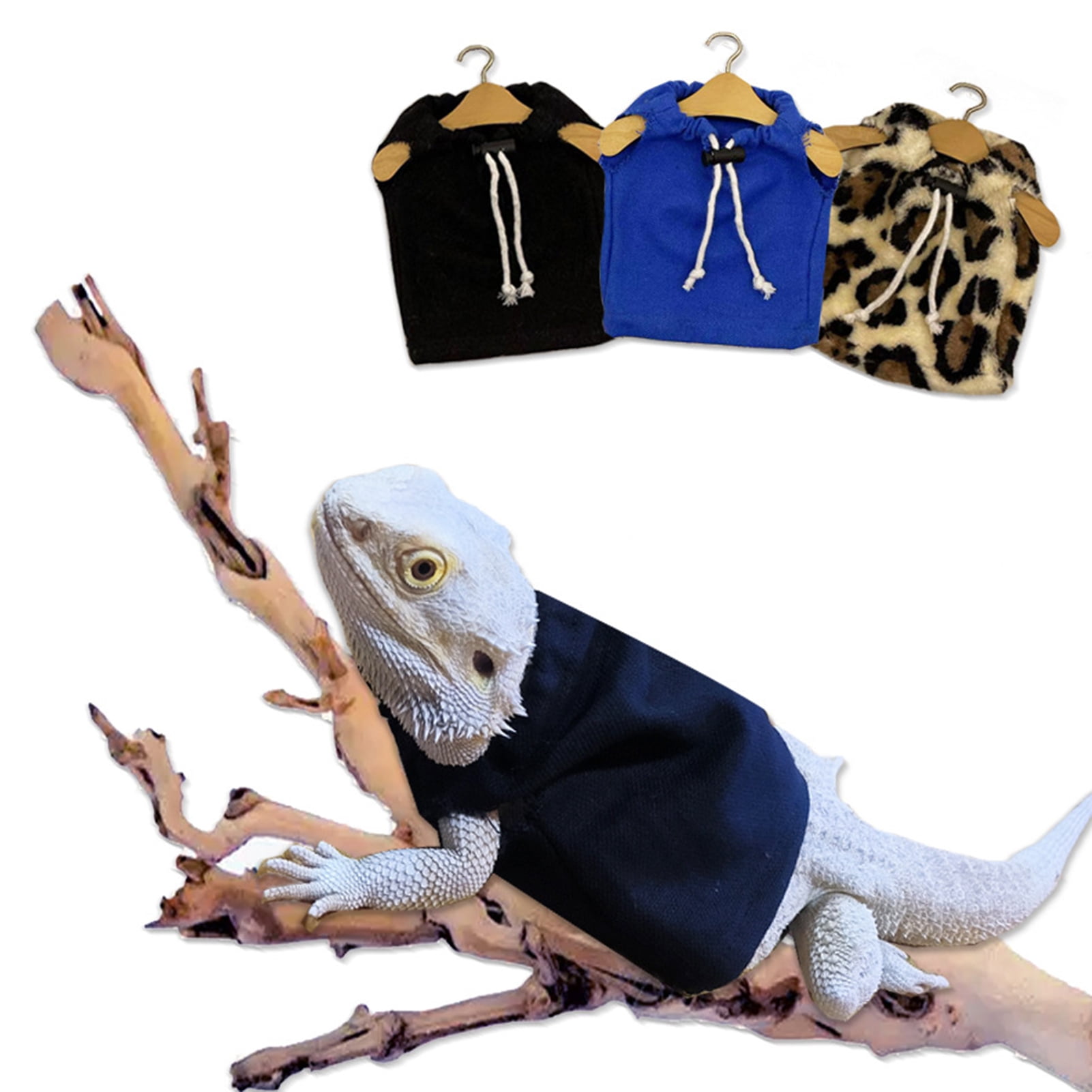 Waroomhouse Lizard Clothing Simple Style Comfortable Soft Pet Lizard ...