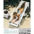 SERWALL Patio Chaise Lounge Chair, 78'' Long HDPE 5 Positions ...