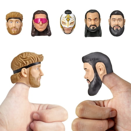 WWE Knuckle Crunchers Action Figures & Accessories, Bone-Crunching ...