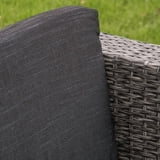 Black Outdoor Wicker Sofa Set - Walmart.com