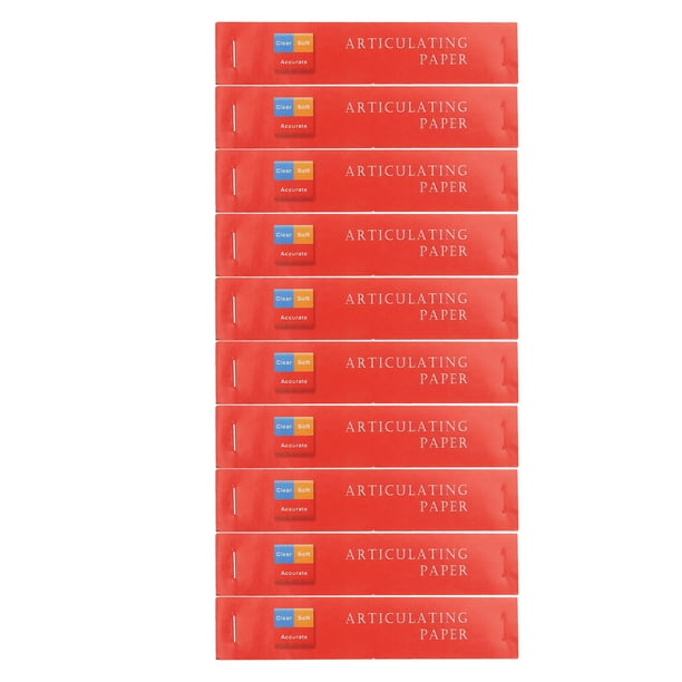 Dental Articulating Strips,400pcs Red Thin Dental Oral Bite Paper ...