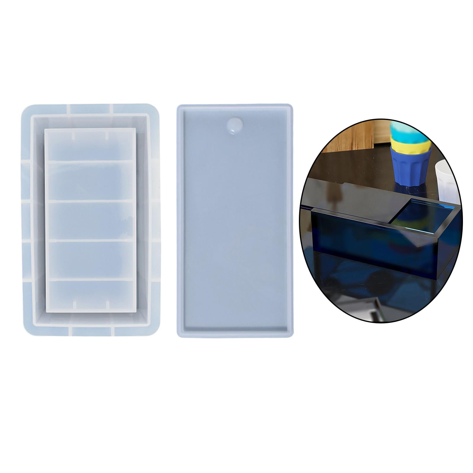 Epoxy Resin Party Game Storage Casting Silicone Pencil Case Containers ...