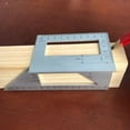 Aluminum Alloy Wooden Square Multifunction Ruler 45 90 Degree Gauge ...