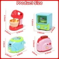 JoyStone Toy Kitchen Set, Pretend Toy Kitchen Appliances Toy Set with ...