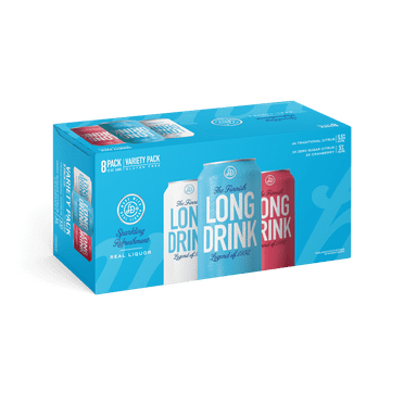 The Long Drink Variety Pack Citrus Soda with Premium Liquor, 12 fl oz ...