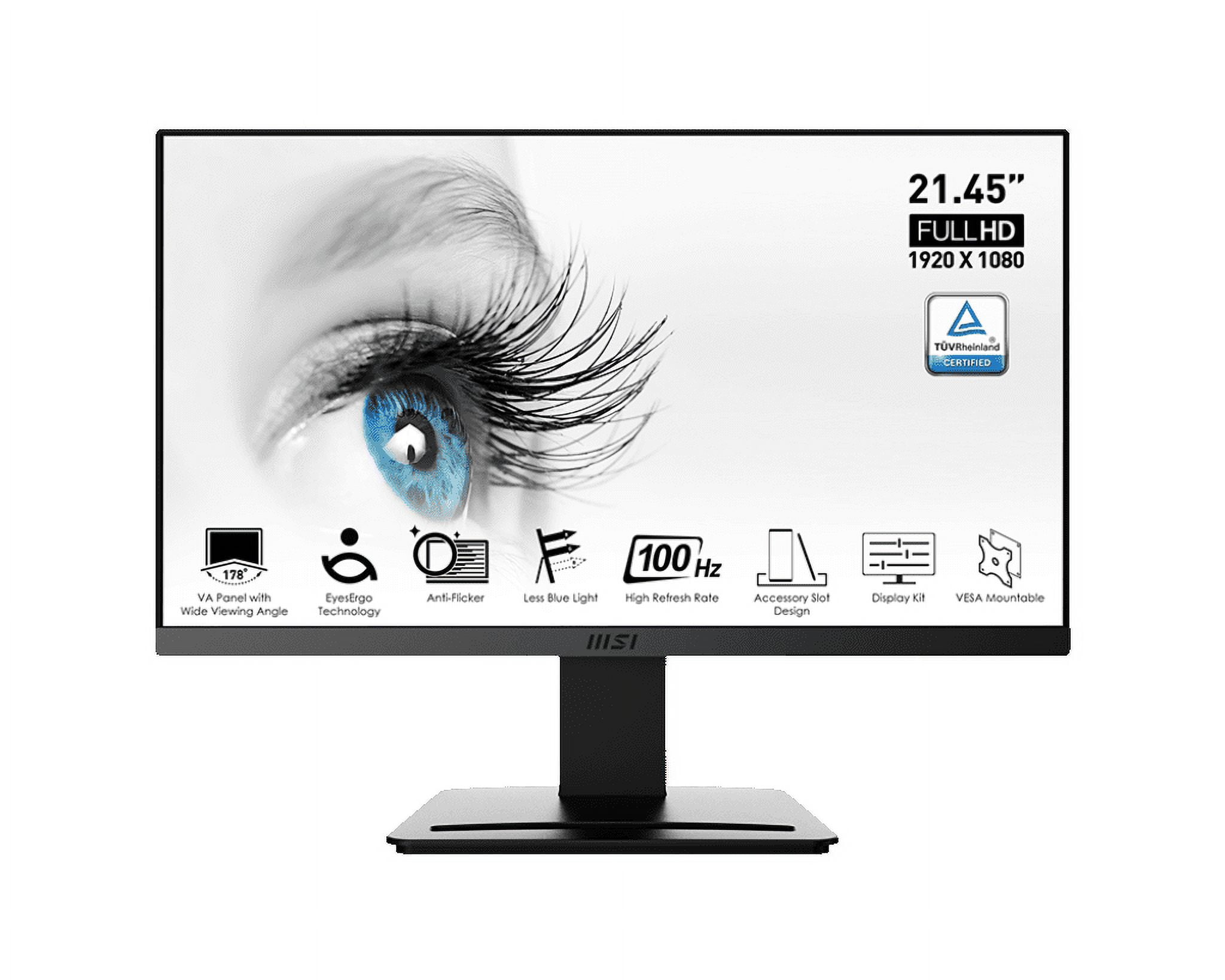 MONITOR MSI PRO MP223 21.45 100HZ 1MS FHD HDMI VGA | Walmart en línea
