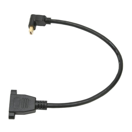 DP Female To Mini DP Male Cable, Mini DP To DP Cable 90 Degree Gold ...