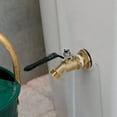 STYDDI Solid Brass Rain Barrel Spigot with Large Handle and High Flow ...