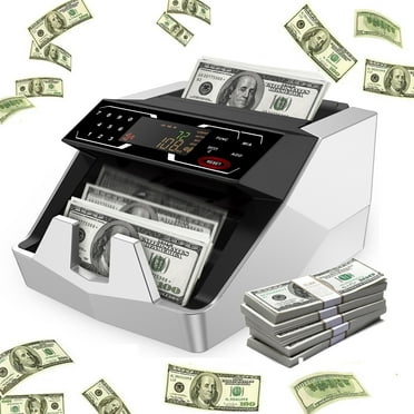 Gymax Money Cash Counter Bill Currency Counting Machine w/ 3 Displays ...