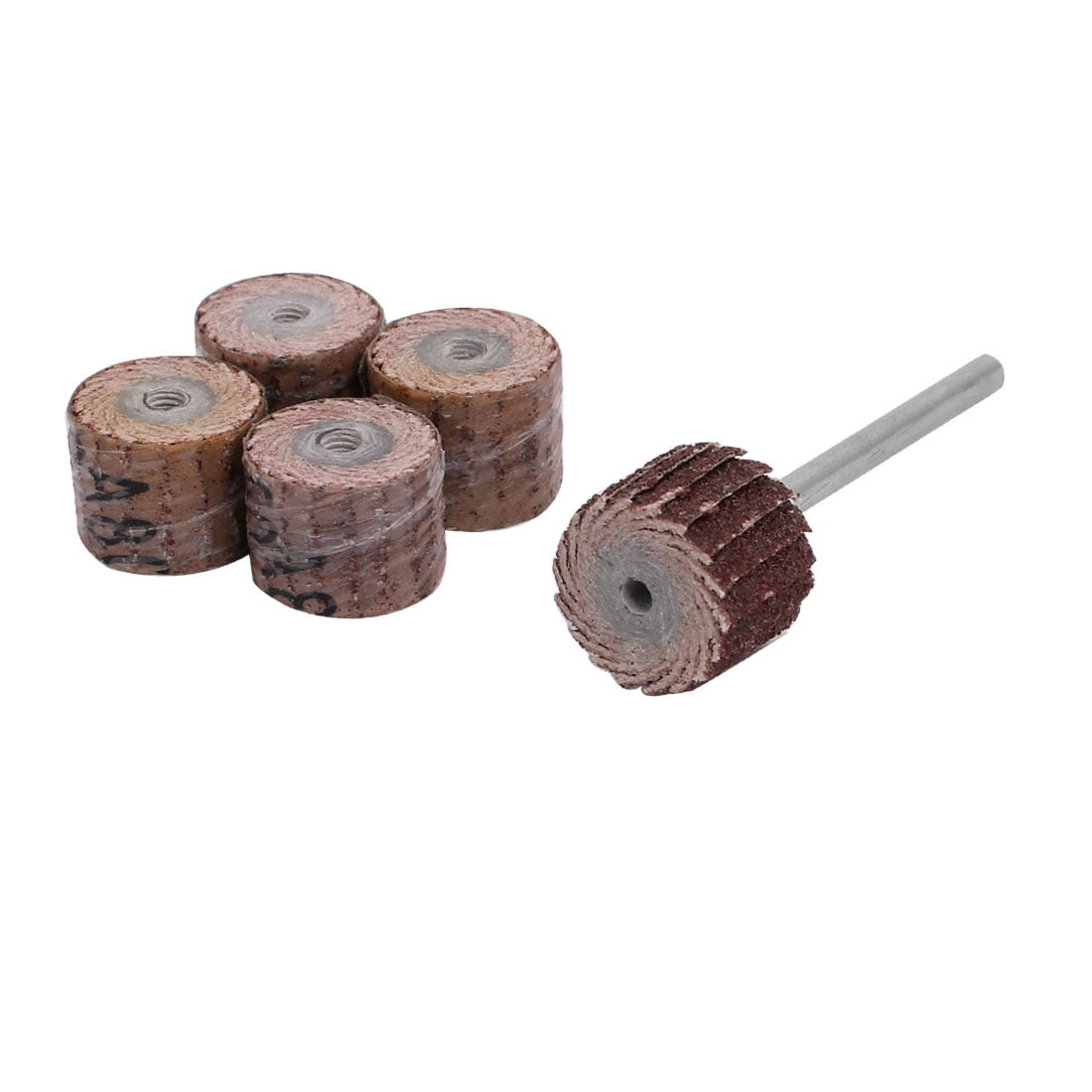 5pcs 13mm Dia 80 Grit Sandpaper Flap Sanding Wheel Grinding Head w ...