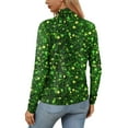 ASDFVBKG Women St. Patrick's Day Outfit Cowl Neck Tops Short SleeCowle ...