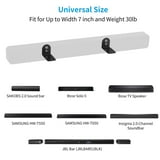 SPORTLINK Universal Soundbar Wall Mount - Adjustable Sound Bar Mounts ...