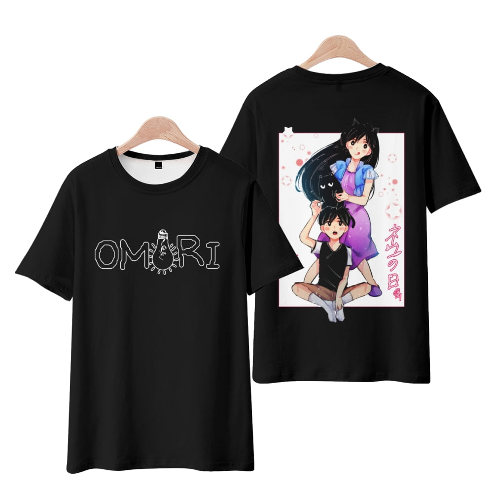 Omori Shirt 2022 New Logo Pullover Fashion Cosplay Tops Tees Unisex Short Sleeve - Walmart.com
