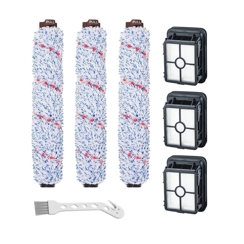 3 Pack Multi-Surface Brush Roll 1868 + 3 Pack Vacuum Filter 1866 for ...