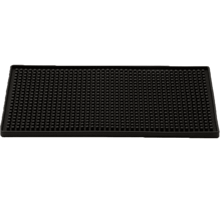 Bar Mat Kitchen Square Rubber Service Spill Mat PVC Black KTV Bar ...